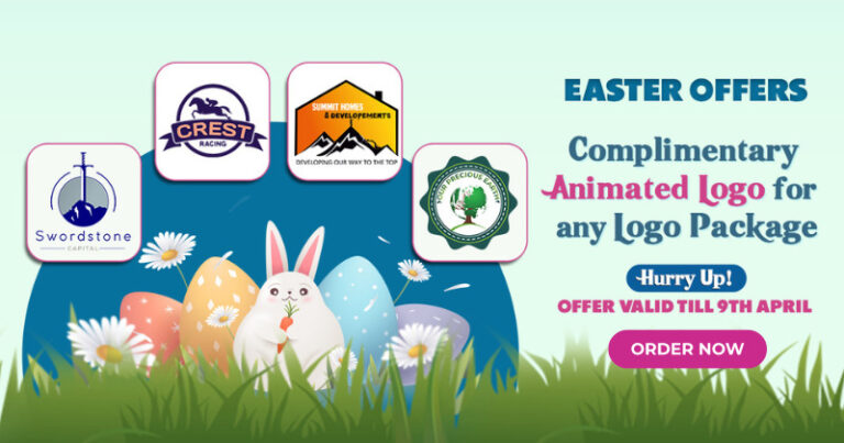 Enjoy an Easter-special sale from GB Logo Design! Don’t miss it!